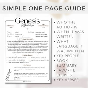 Bible Book Summary Printable Book Bible Summary Guide Bible Book Review ...