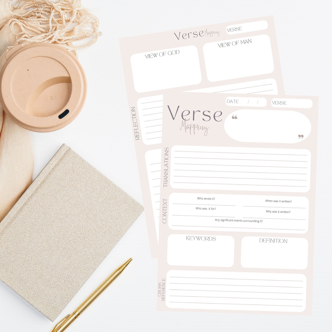 Verse Mapping Template Bible Verse Mapping Printable Bible Study ...