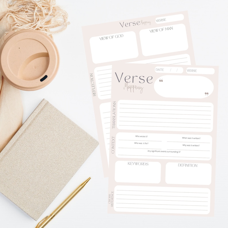 Verse Mapping Template Bible Verse Mapping Printable Bible Study ...