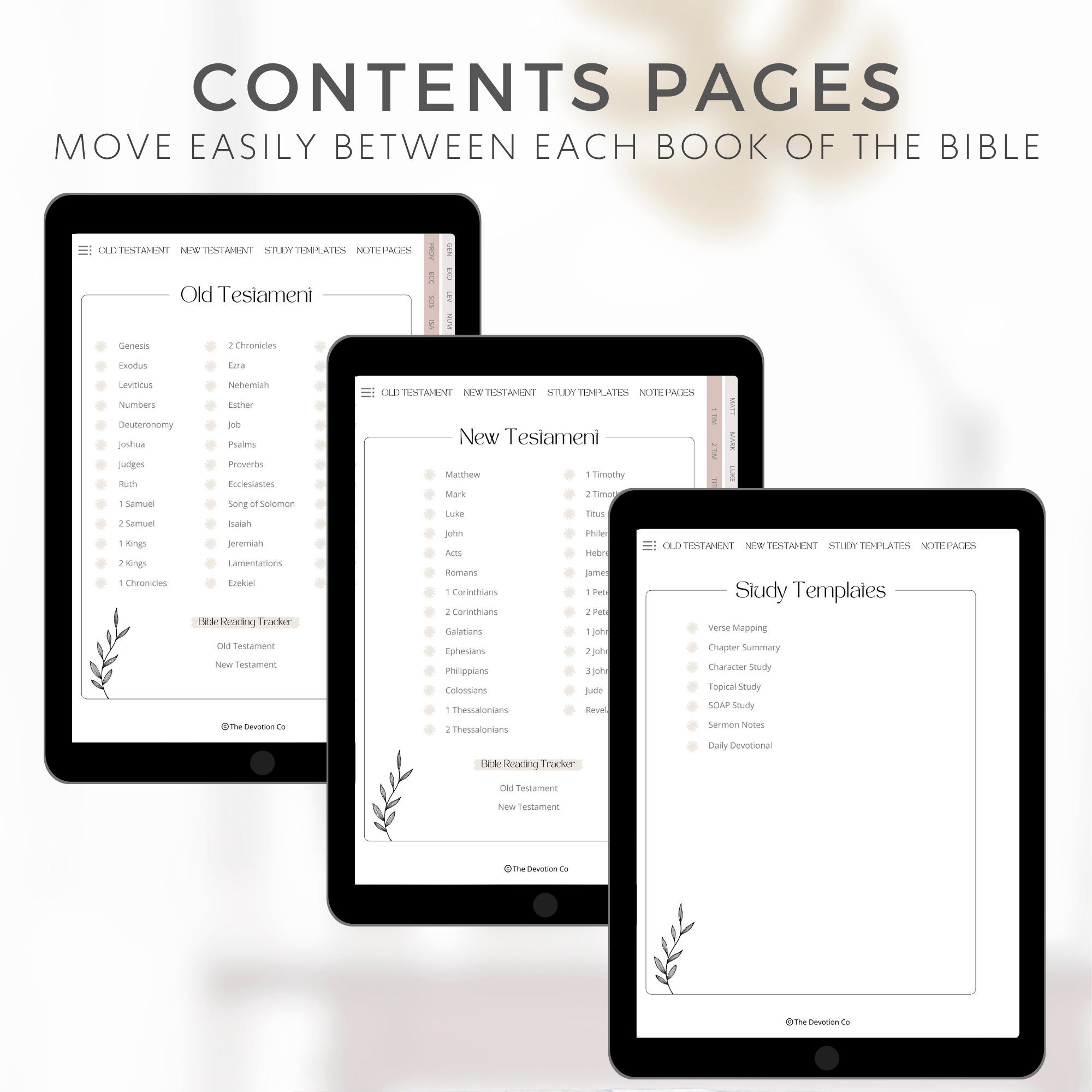 Digital Bible Study Journal Goodnotes Bible Study Daily Devotional iPad ...