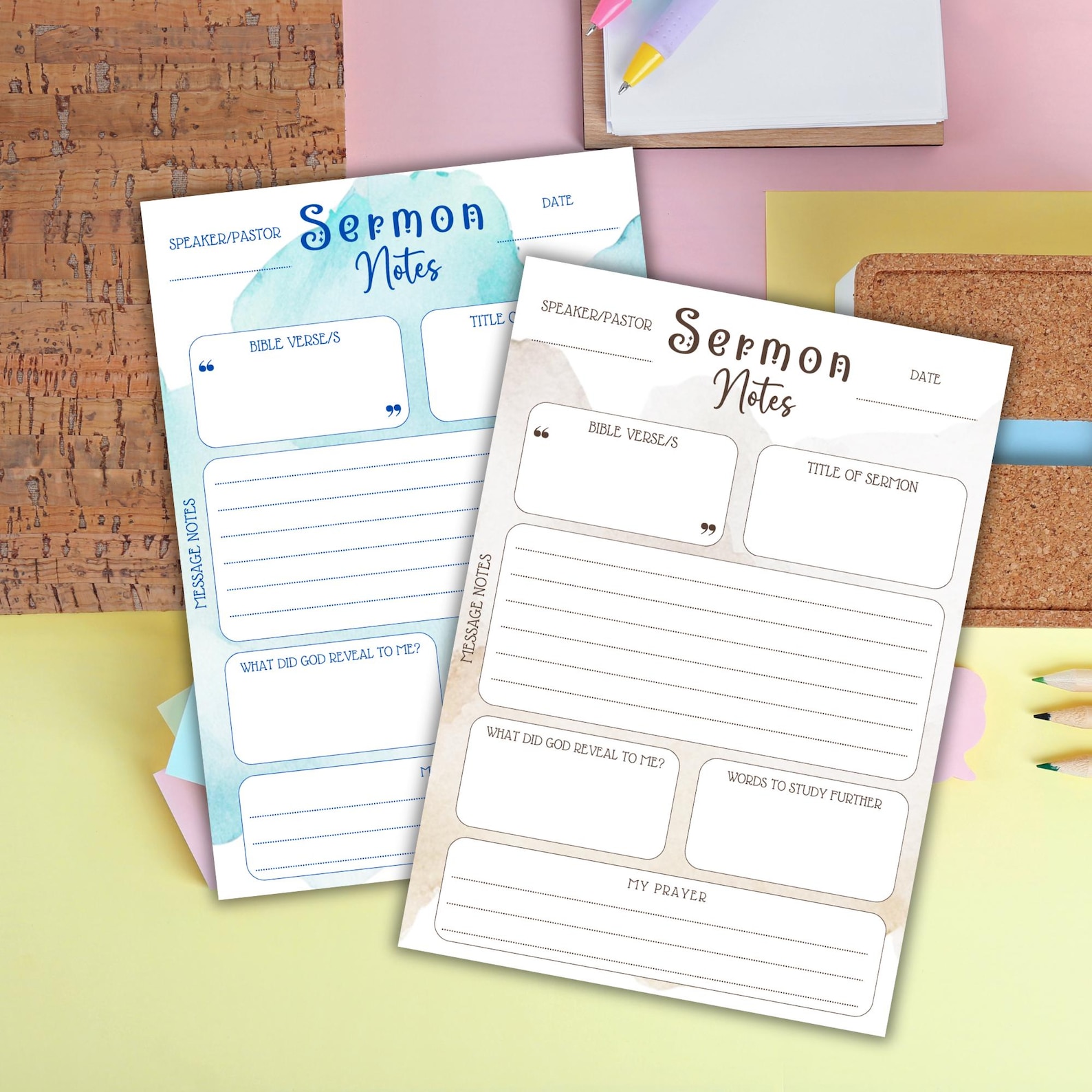 Kids Sermon Notes Template: Church Note Taking Sheet (PDF) - Etsy