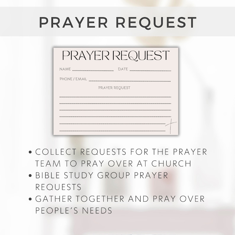 Printable Prayer Request Cards Praise Report Card Printable Church ...