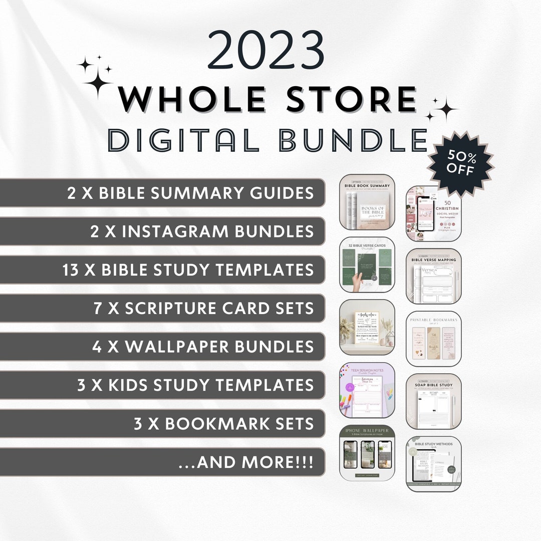 Best Bible Study Bundle New Christian Family Bible Study Guide Church ...