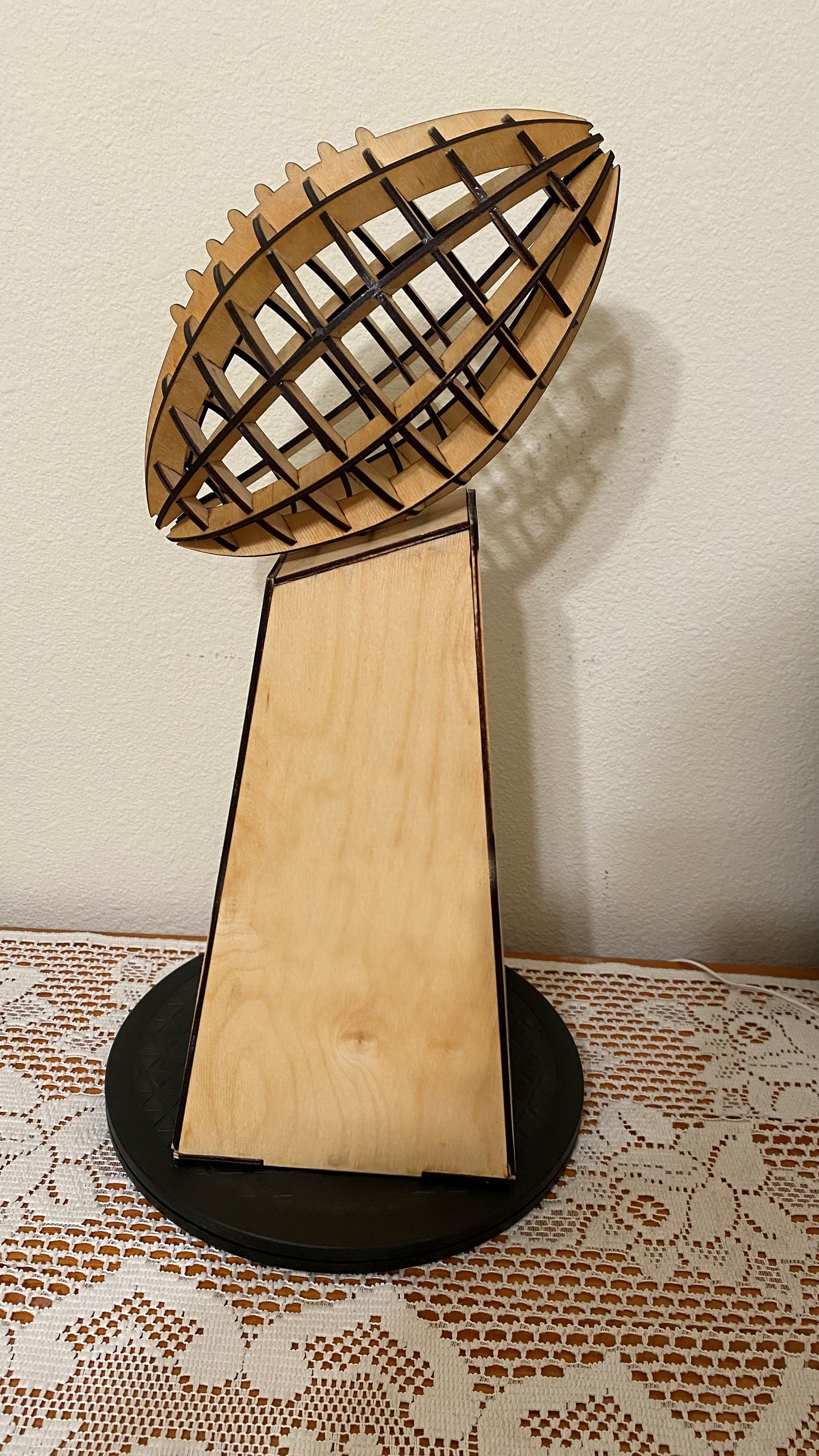 Football Trophy Made for Fantasy, Little League, Etc. Laser Cut Files ...
