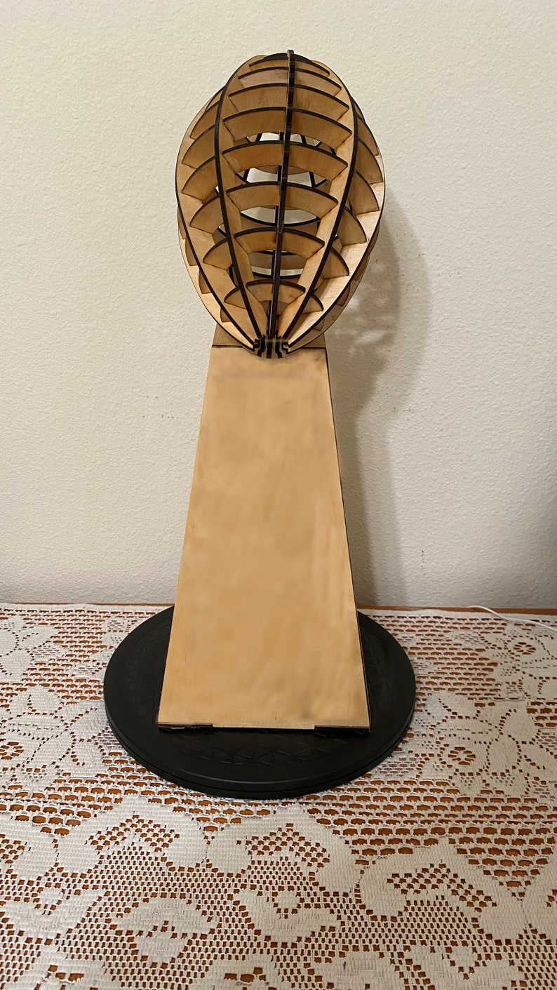 Football Trophy Made for Fantasy, Little League, Etc. Laser Cut Files ...
