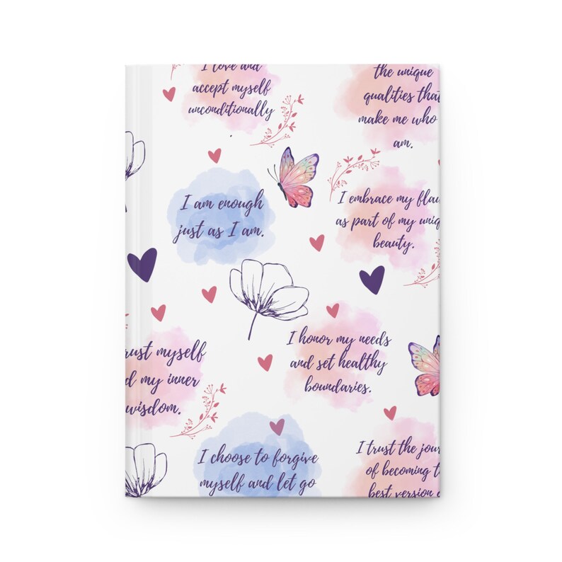 Self Reflection Journal, Affirmation Positive Thinking Therapy Notebook ...