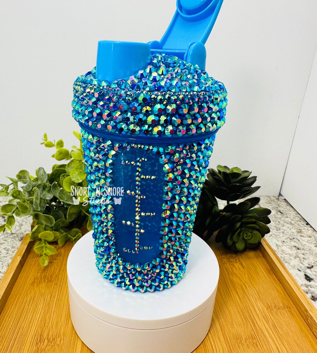 Rhinestone Shaker Bottle | Bling Protein Powder | Reusable - Etsy