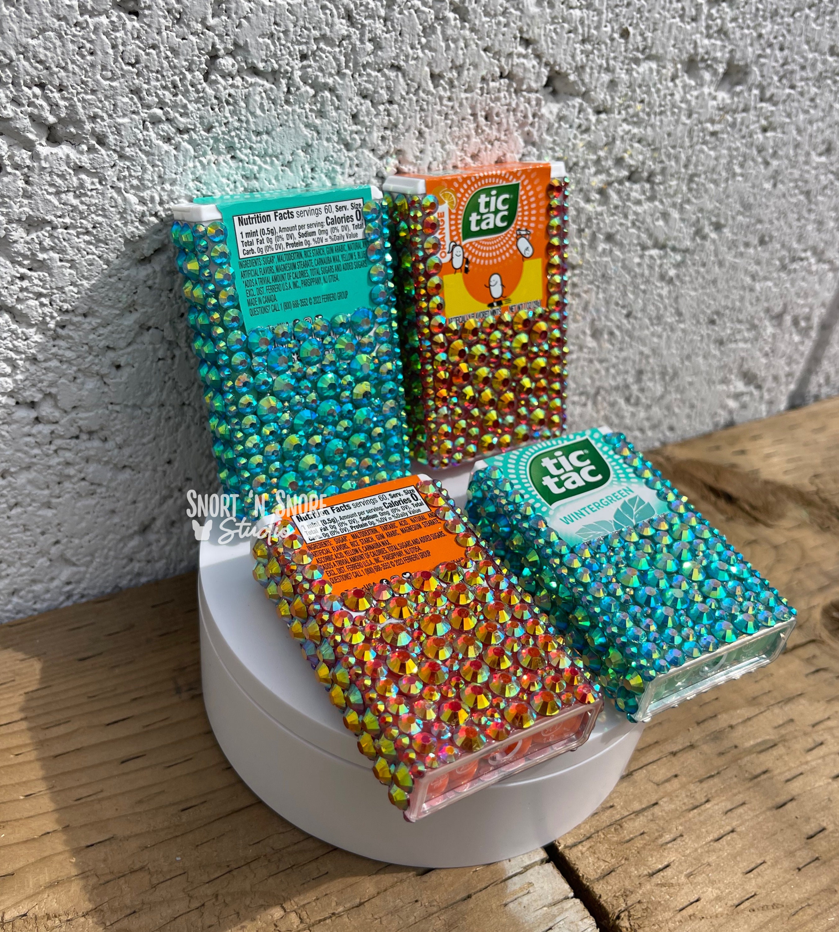 Bling Tictac Container | Glam Stunning Container | Refillable - Etsy