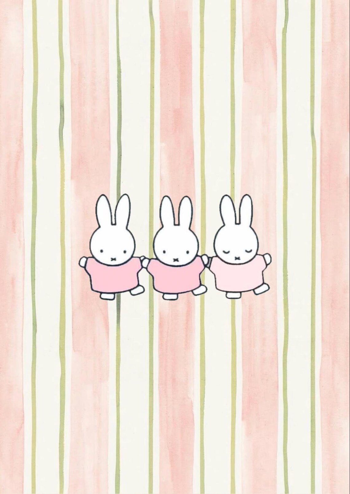 Pink Miffy Trio - Etsy