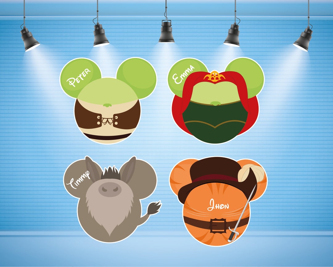 Shrek, Fiona and Friends Cruise Adoorable Door Magnets - Etsy