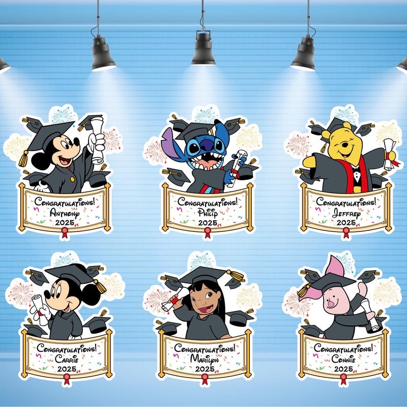 Mickey Graduation - Etsy