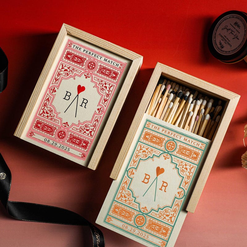 Custom Match Box - Etsy