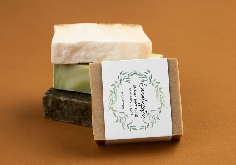 Printable Soap Label Template Editable Canva Bar Soap Label - Etsy