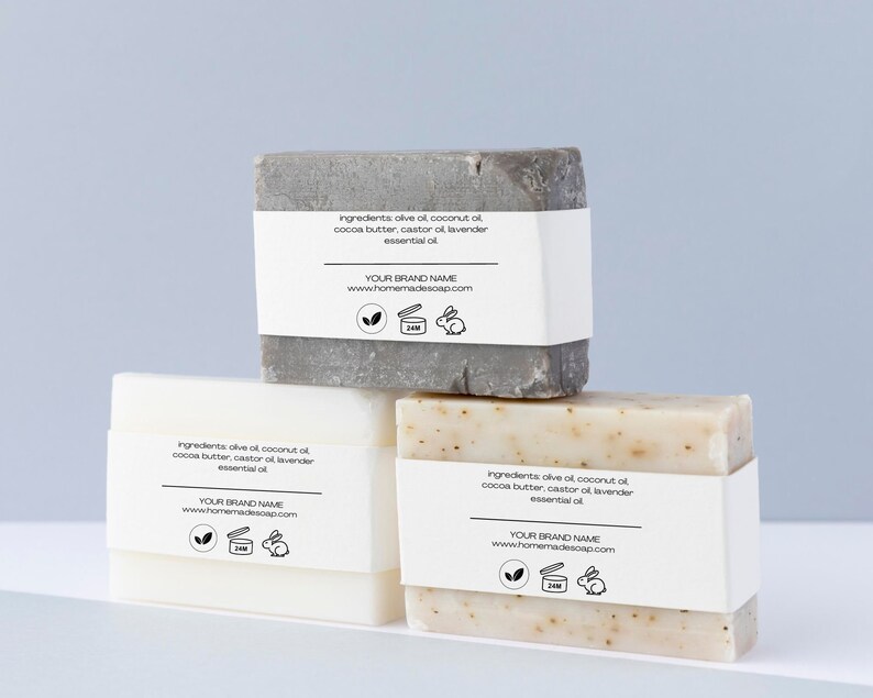 Printable Soap Label Template Soap Product Label Bar Soap - Etsy
