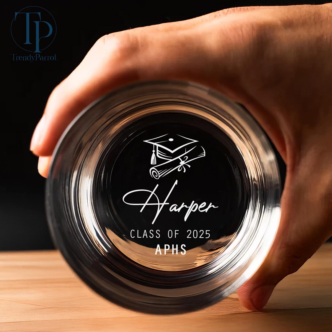 Personalized Graduation Whikey Glass, Grads Gifts, Custom Mastered It ...