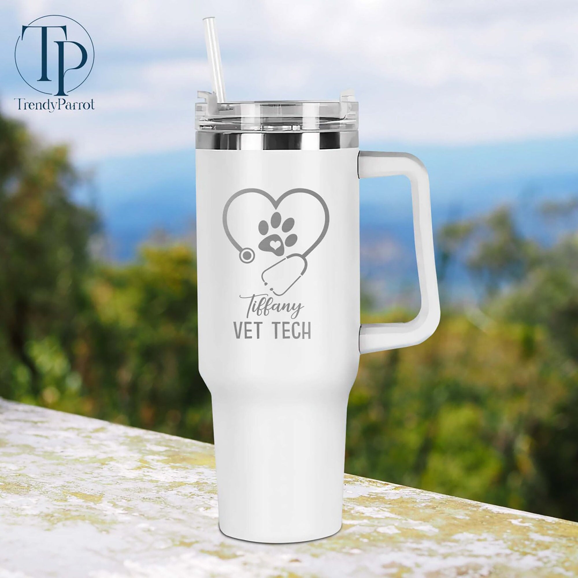 Custom Vet Tech Tumbler, Personalized Veterinarian Tumbler, Vet Tech ...