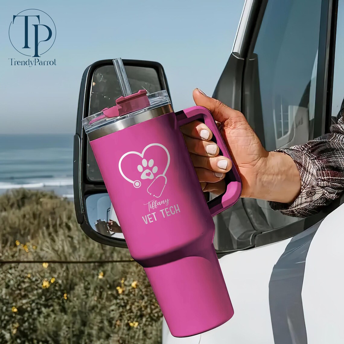 Custom Vet Tech Tumbler, Personalized Veterinarian Tumbler, Vet Tech ...