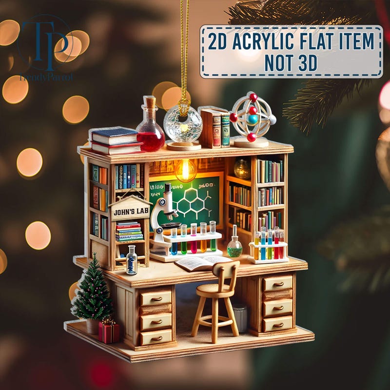 Science Ornament - Etsy