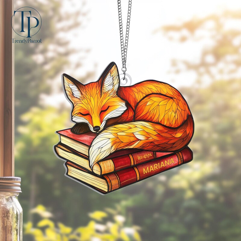 Fox Window Hanging - Etsy