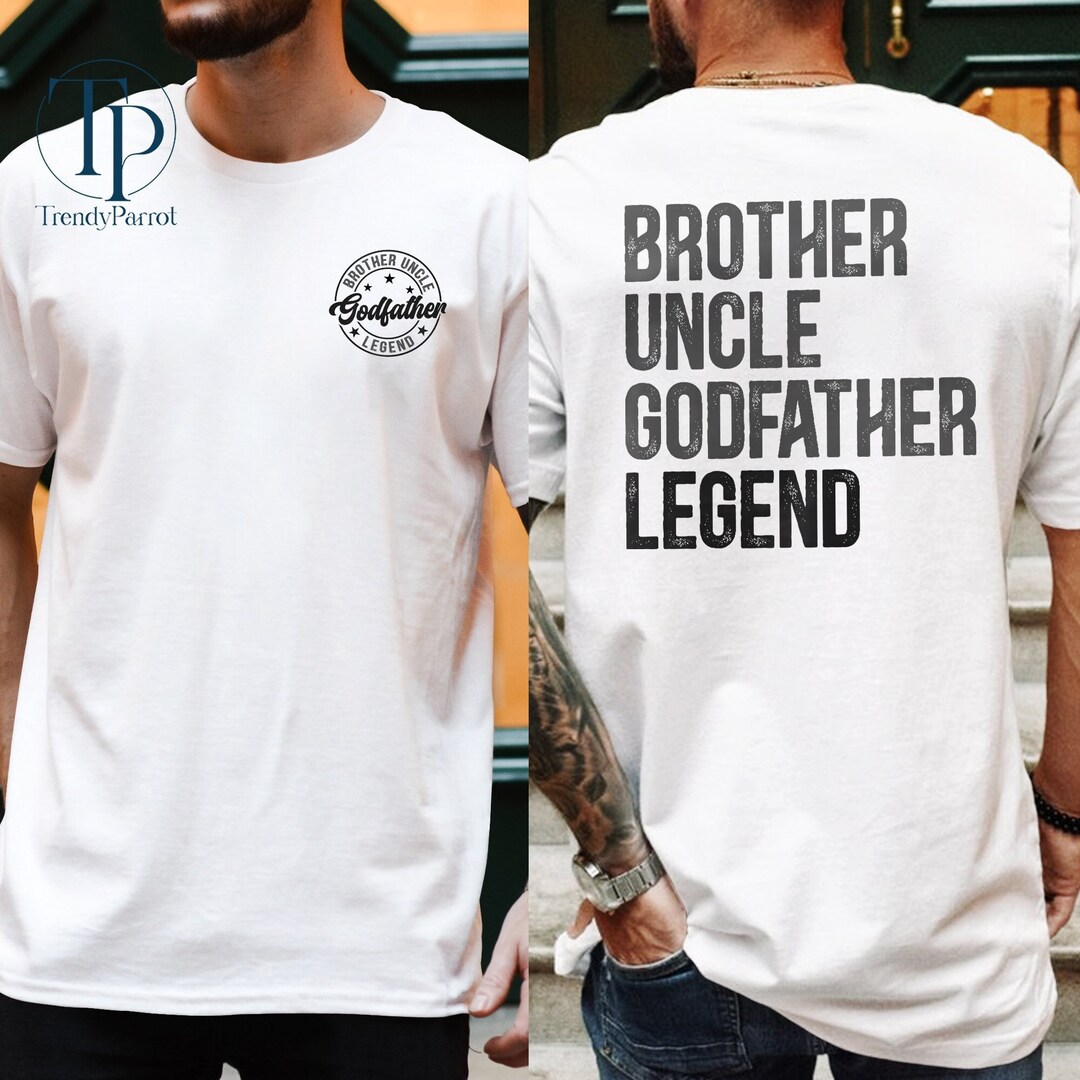 Godfather Gift, Fathers Day Gift, Dad Gift, Father's Day Shirt, Uncle ...
