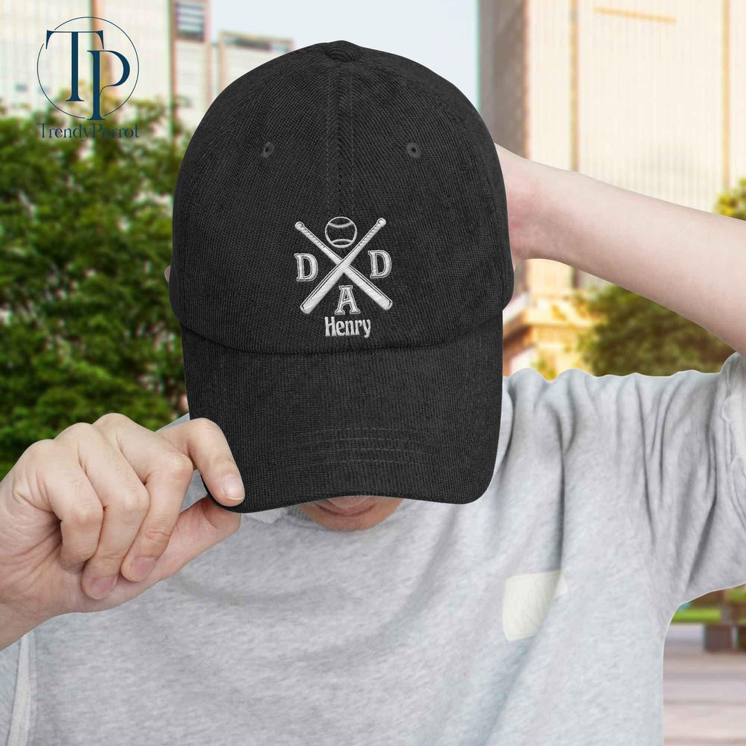 Custom Baseball Dad Embroidered Hat, Cap Gift for Dad, Dad Hat, Grandpa ...