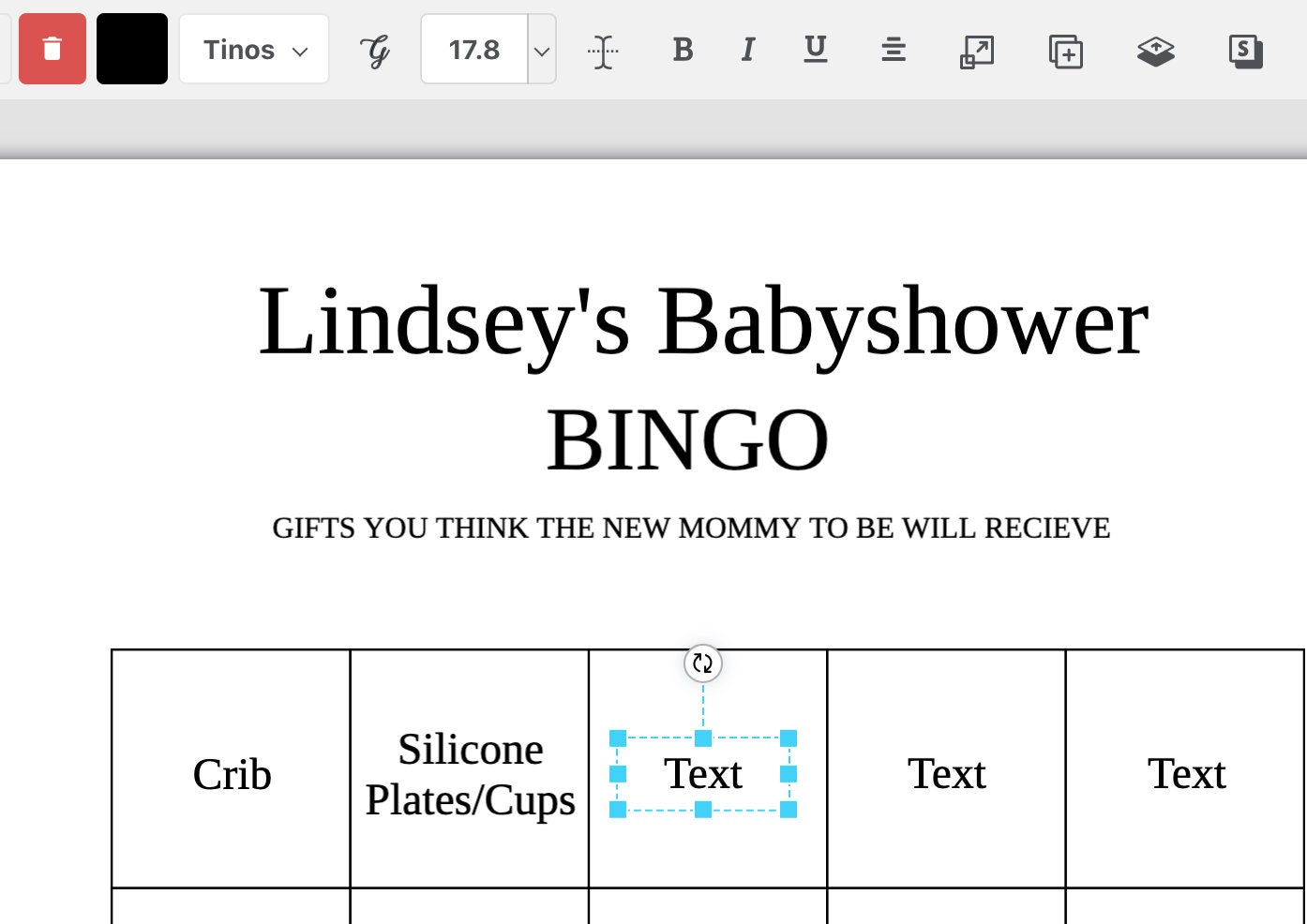 Bingo Card, Editable, Printable, Custom, Templett, Party, Games,8x11 In ...