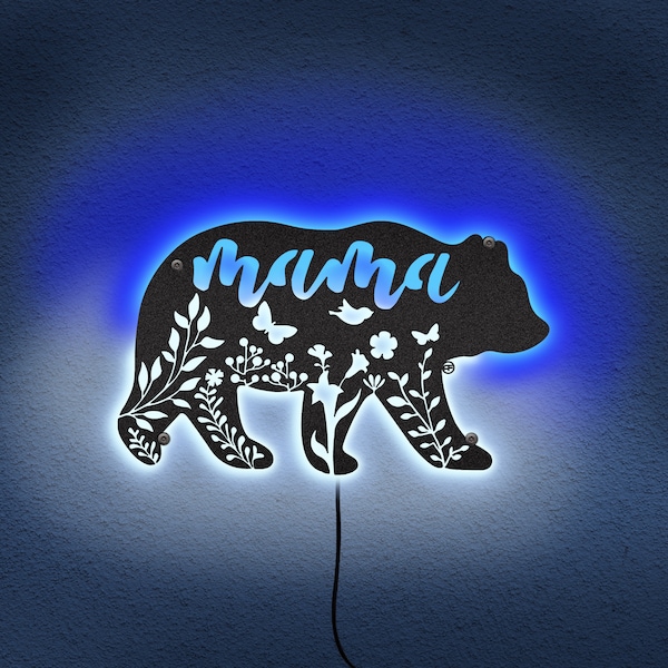 Metal Mama Bear Sign - Etsy