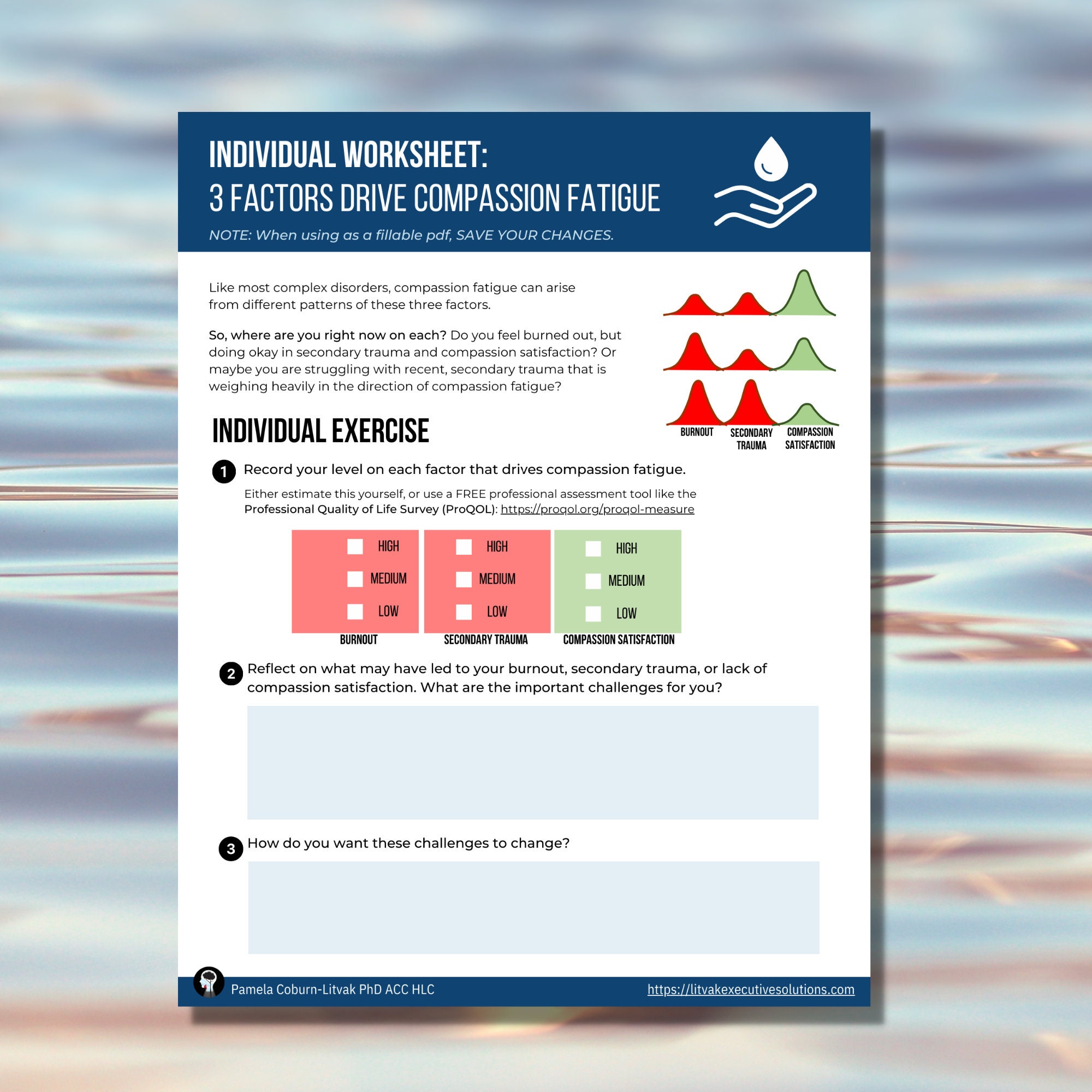 Digital Workbook on Compassion Fatigue for Instant Download (40 Pages ...