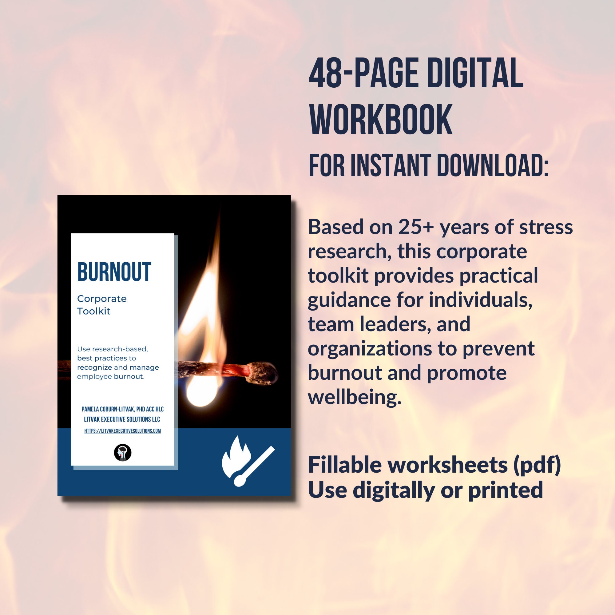 Digital Workbook on Burnout Recovery & Prevention (48 Pages of Tips and ...