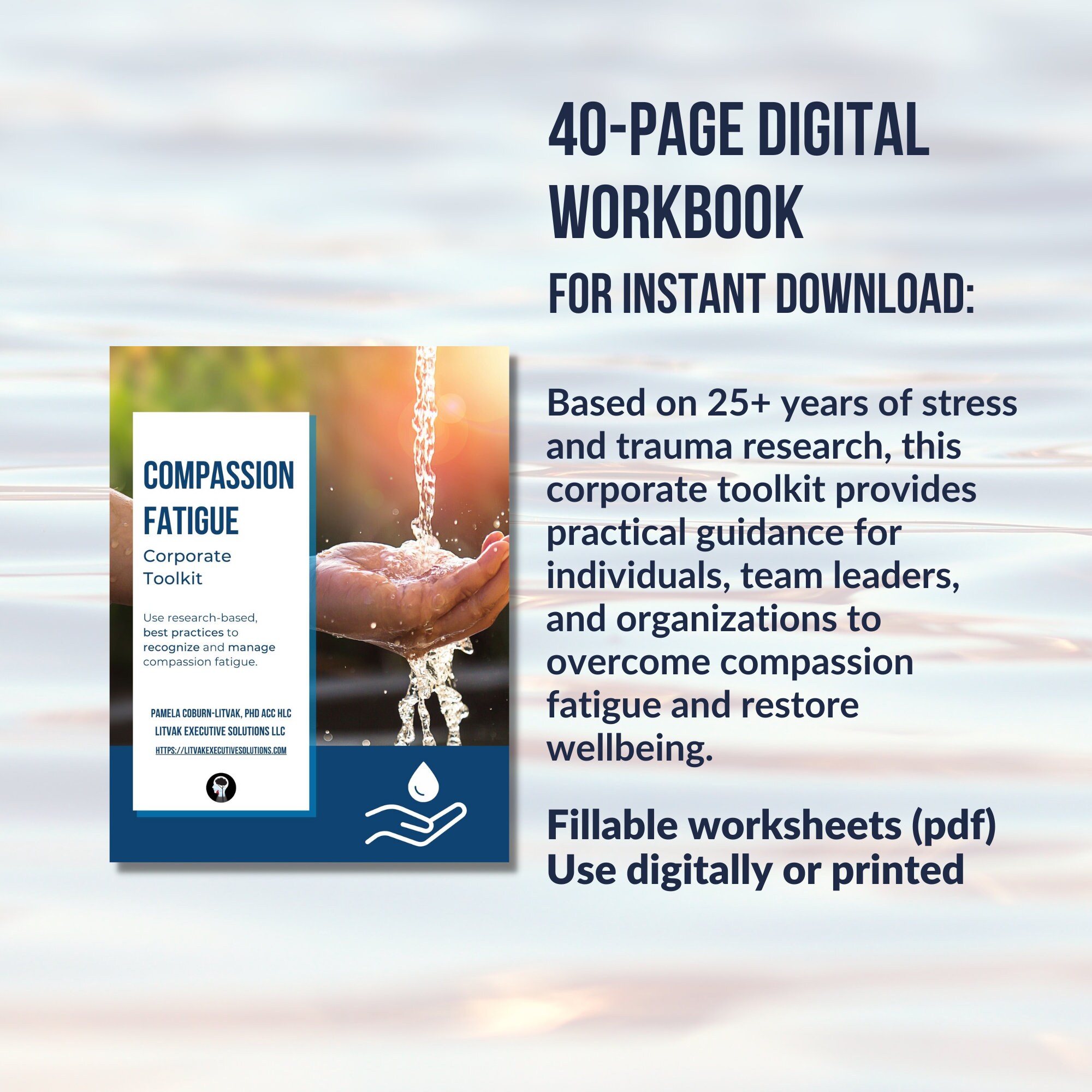 Digital Workbook on Compassion Fatigue for Instant Download (40 Pages ...