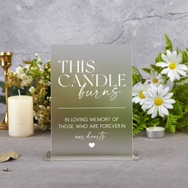 Wedding Memorial Candle - Etsy