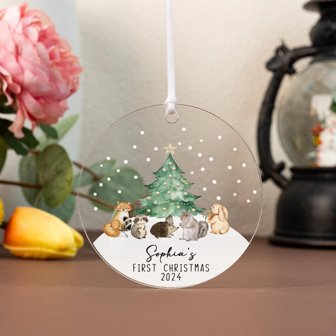 Personalized Baby's First Christmas Decoration | Keepsake Christmas ...