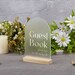 Acrylic Arch Guest Book Sign, Wedding Guestbook Sign, Minimalist Modern ...