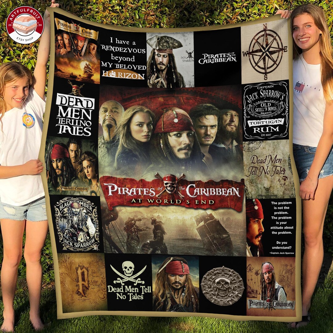 The Pirates of Caribbean at Worlds Fleece Blanket, Premium Sherpa ...