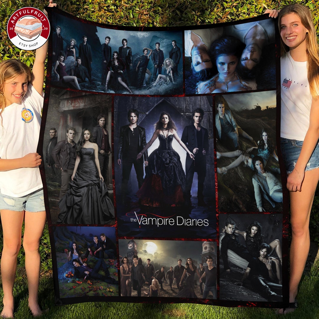 The Vampire Diaries Movie Fleece Blanket, Premium Sherpa Blanket ...