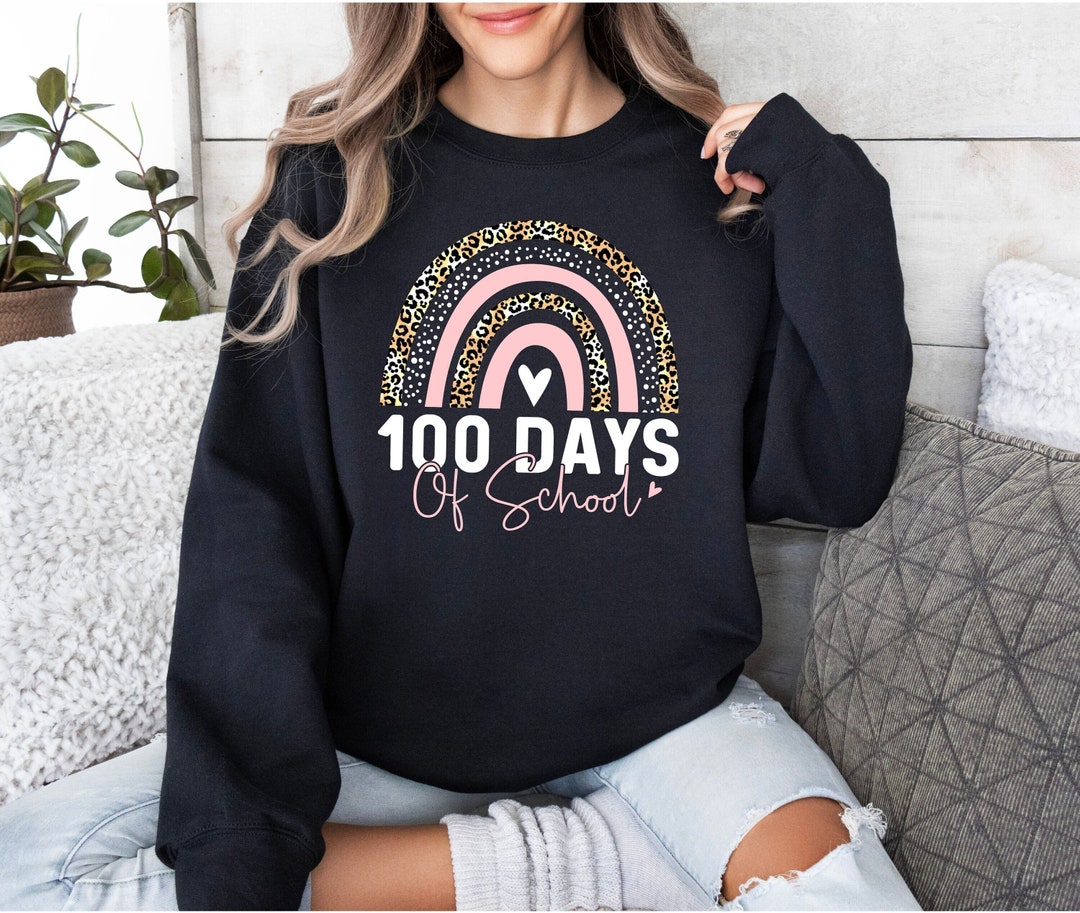 100 Days of School Shirt, 100th Day of School, 100 Days of Hearts Shirt ...