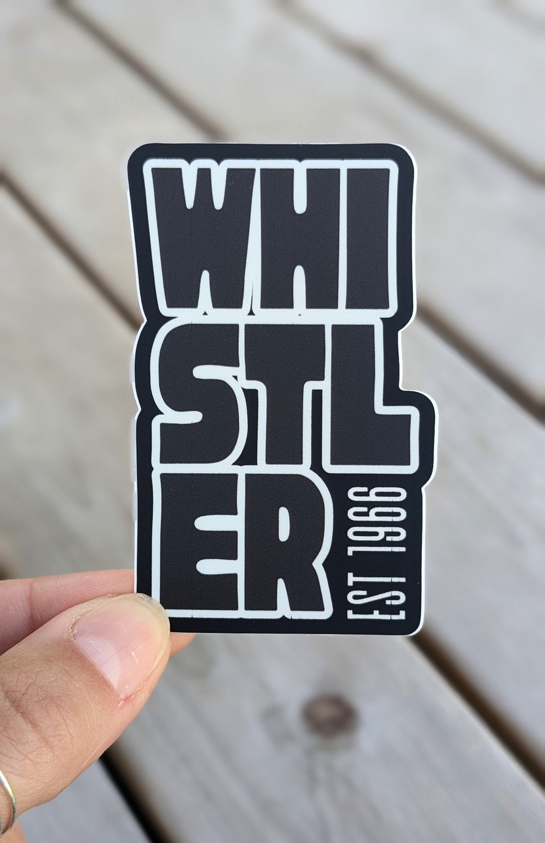 Whistler Est 1966 Sticker - Whistler Blackcomb - Whistler BC Canada - Etsy