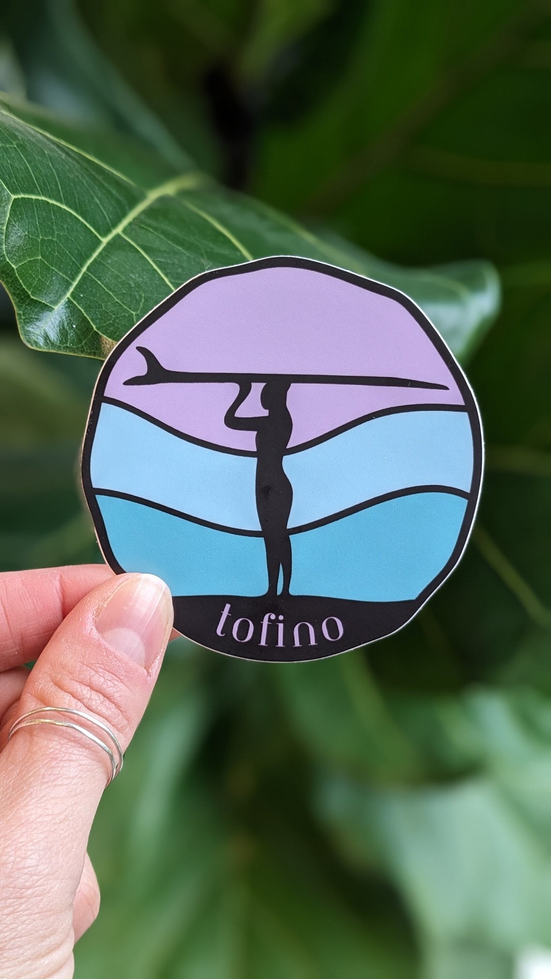 Tofino Surf Sticker – Pacific Rim Vinyl Decal - Etsy