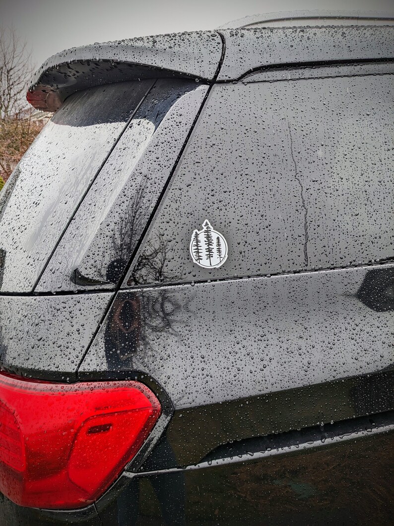 Vancouver Island Trees Sticker Decal - Van Isle - West Coast ...