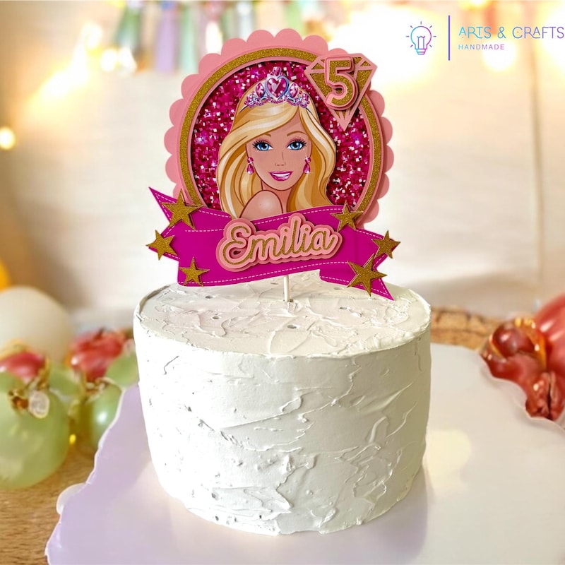Barbie Cake Toppers 3d - Etsy
