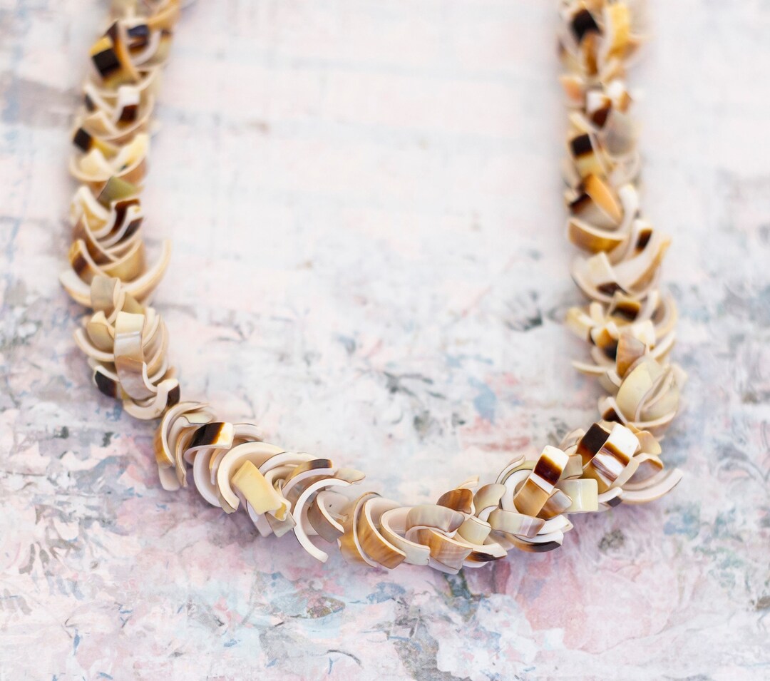 Vintage Unique Shells Tropical Elegant Necklace 18 Inch - BB19 - Etsy
