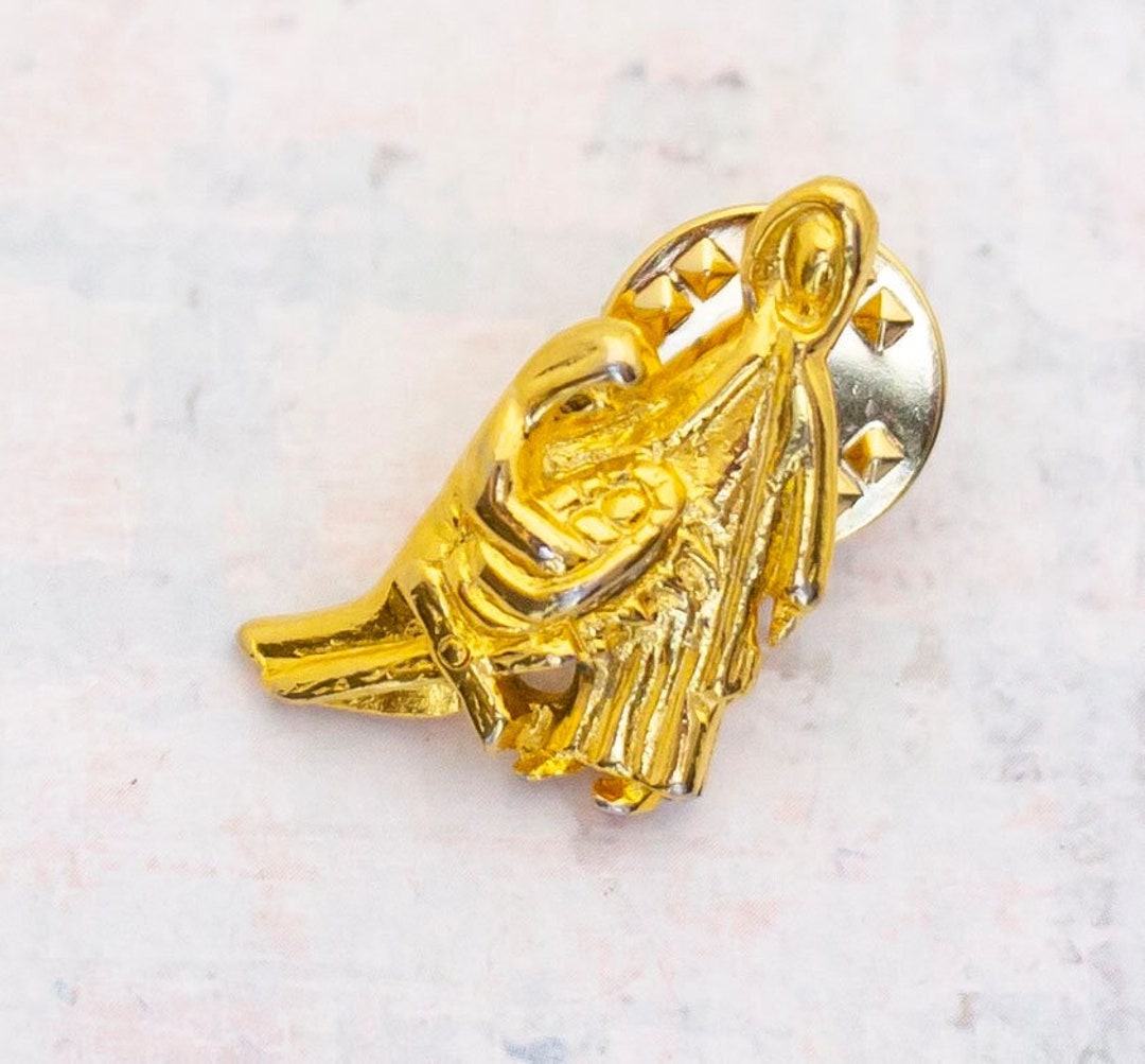 Vintage Gold Tone Birth of Jesus Christ Pin BB11 - Etsy