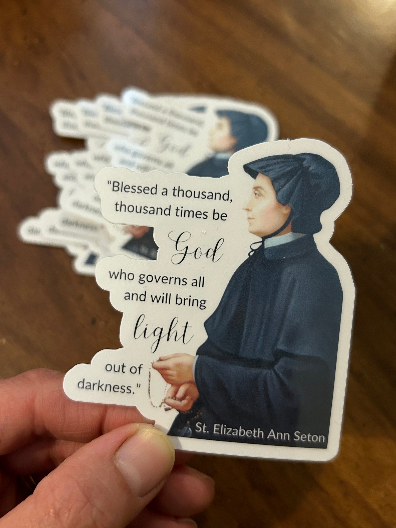 St. Elizabeth Ann Seton Sticker: Catholic Saint Portrait, American - Etsy