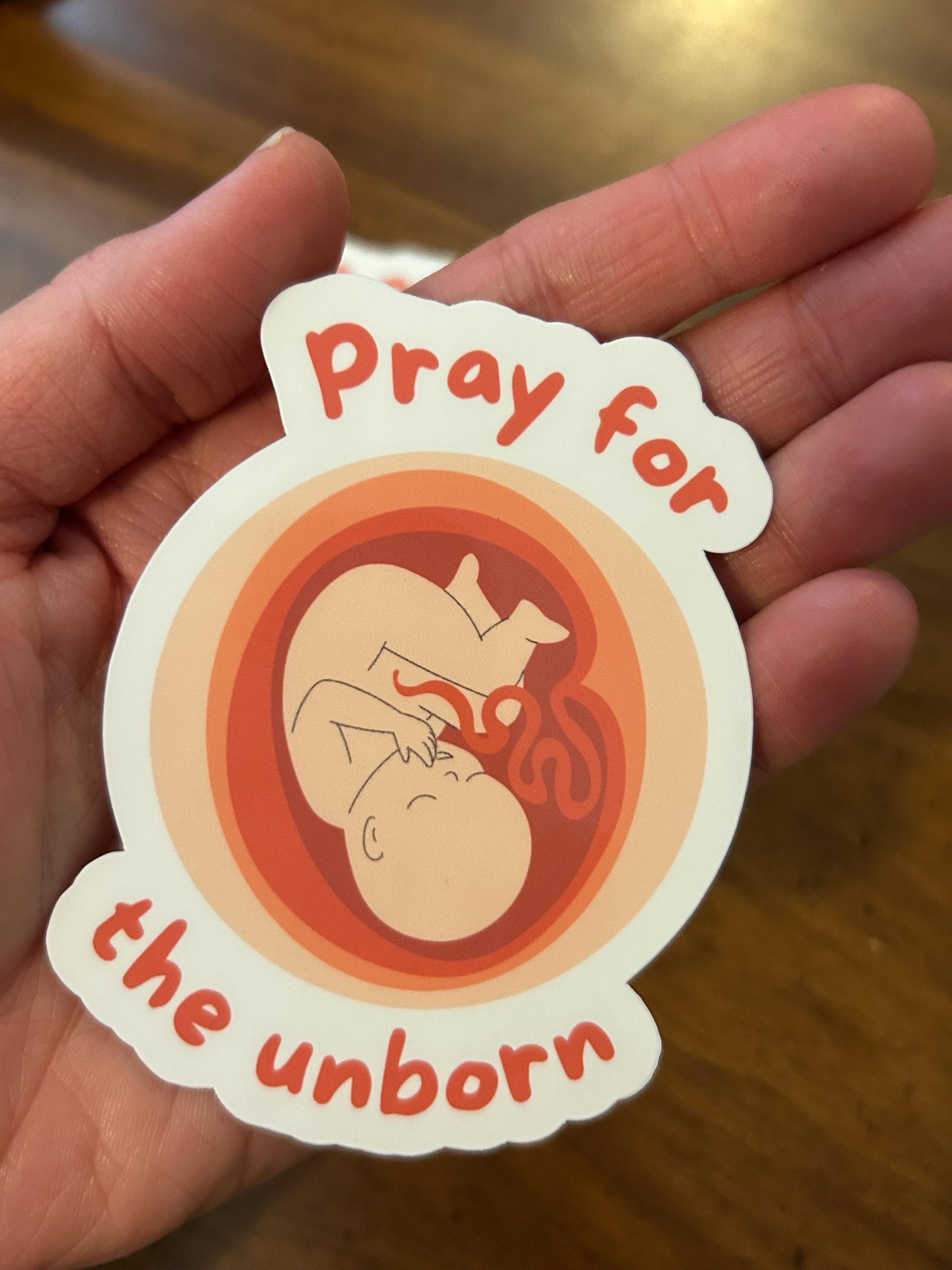 Pray for the Unborn Pro-life Sticker | Pro-life Generation | Anti ...