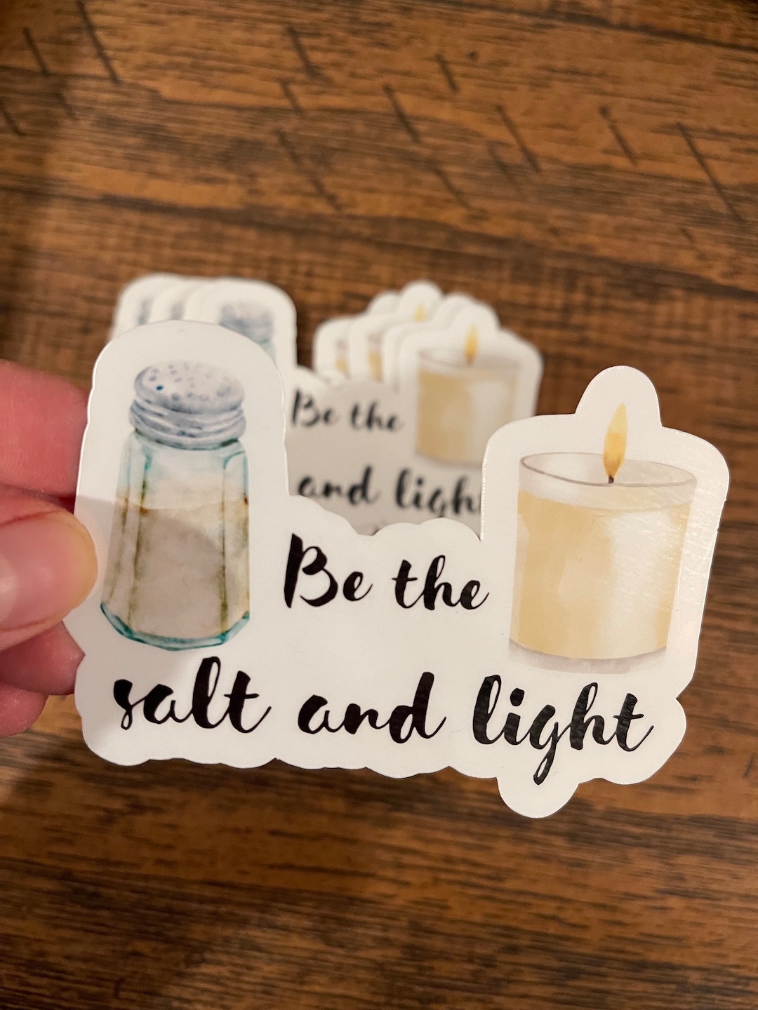 Salt and Light Sticker Salt of the Earth Light of the World Catholic ...