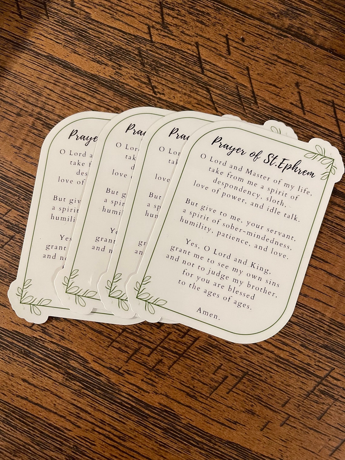 Prayer of St. Ephrem Sticker: Lenten Byzantine Catholic Prayer - Etsy