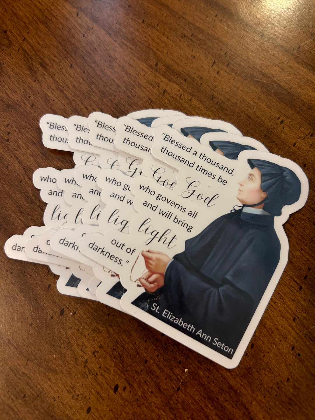 St. Elizabeth Ann Seton Sticker: Catholic Saint Portrait, American - Etsy