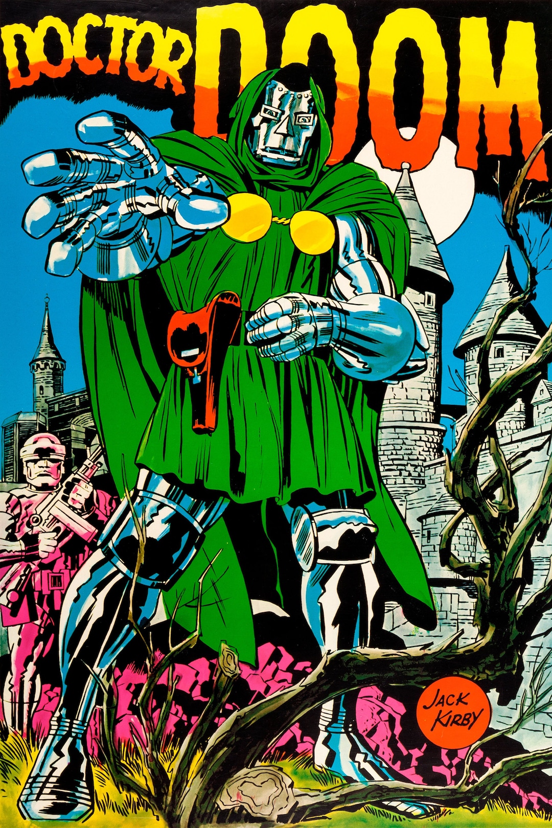 Dr Doom Classic Comic Book Poster Latveria Castle - Etsy