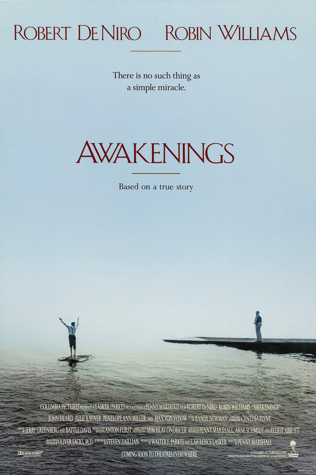 Awakenings Movie Poster Robert De Niro Robin Williams - Etsy