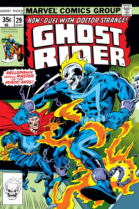 Ghost Rider Comic Poster